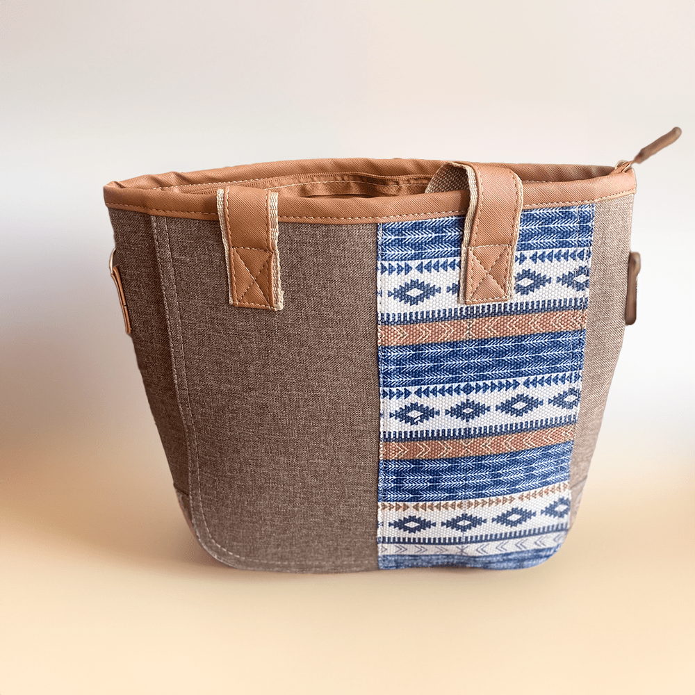 Bolsa de Mano Artesanal - Color Café - estiloartesanal.com